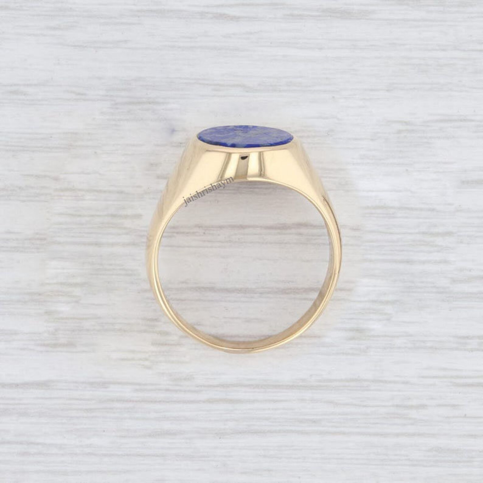 Natural Lapis Lazuli Signet Ring Solitaire Ring-mens Signet - Etsy