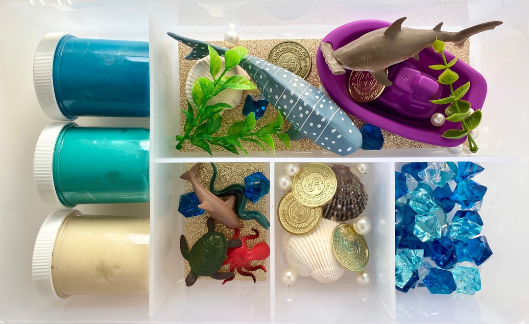 Under the Sea Sensory Playdough Kit - Etsy