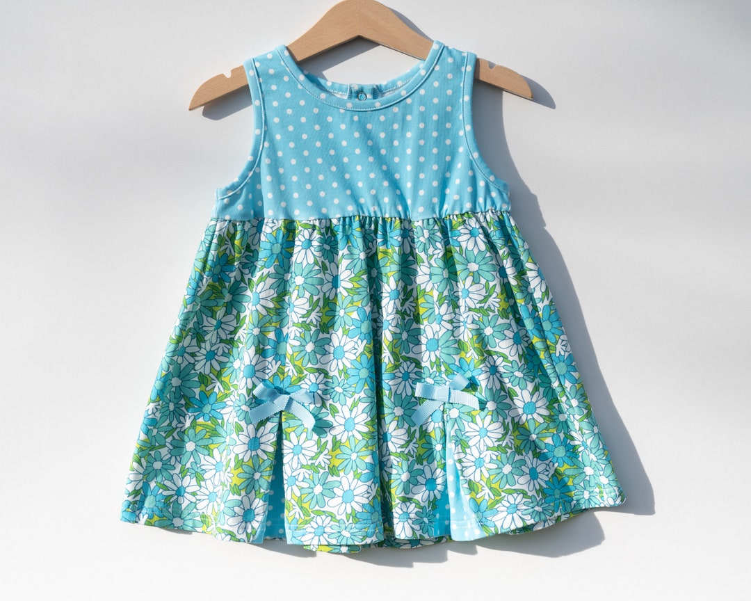 Retro Vintage Flower Power Dress for Babies Toddlers and Girls - Two ...