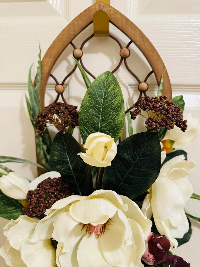Magnolia Wall Decor Arch Wall Hanging - Etsy