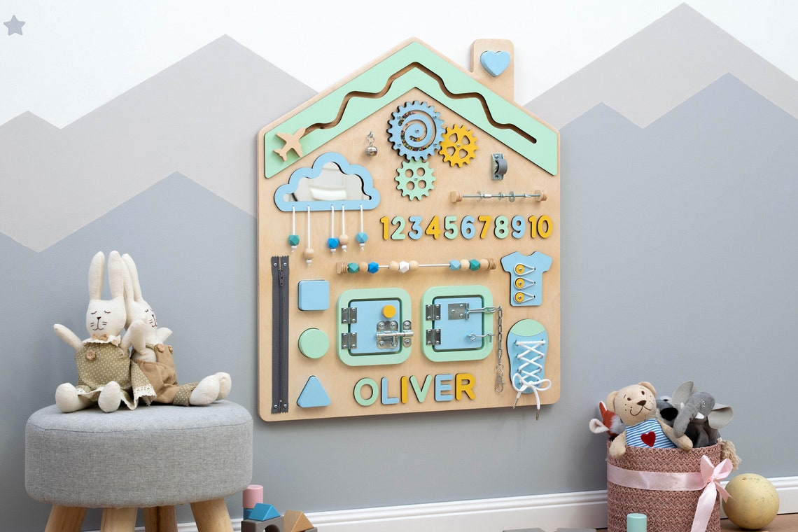 Activity Board for Kids / Sensory Board / Toddler Busy Board ...