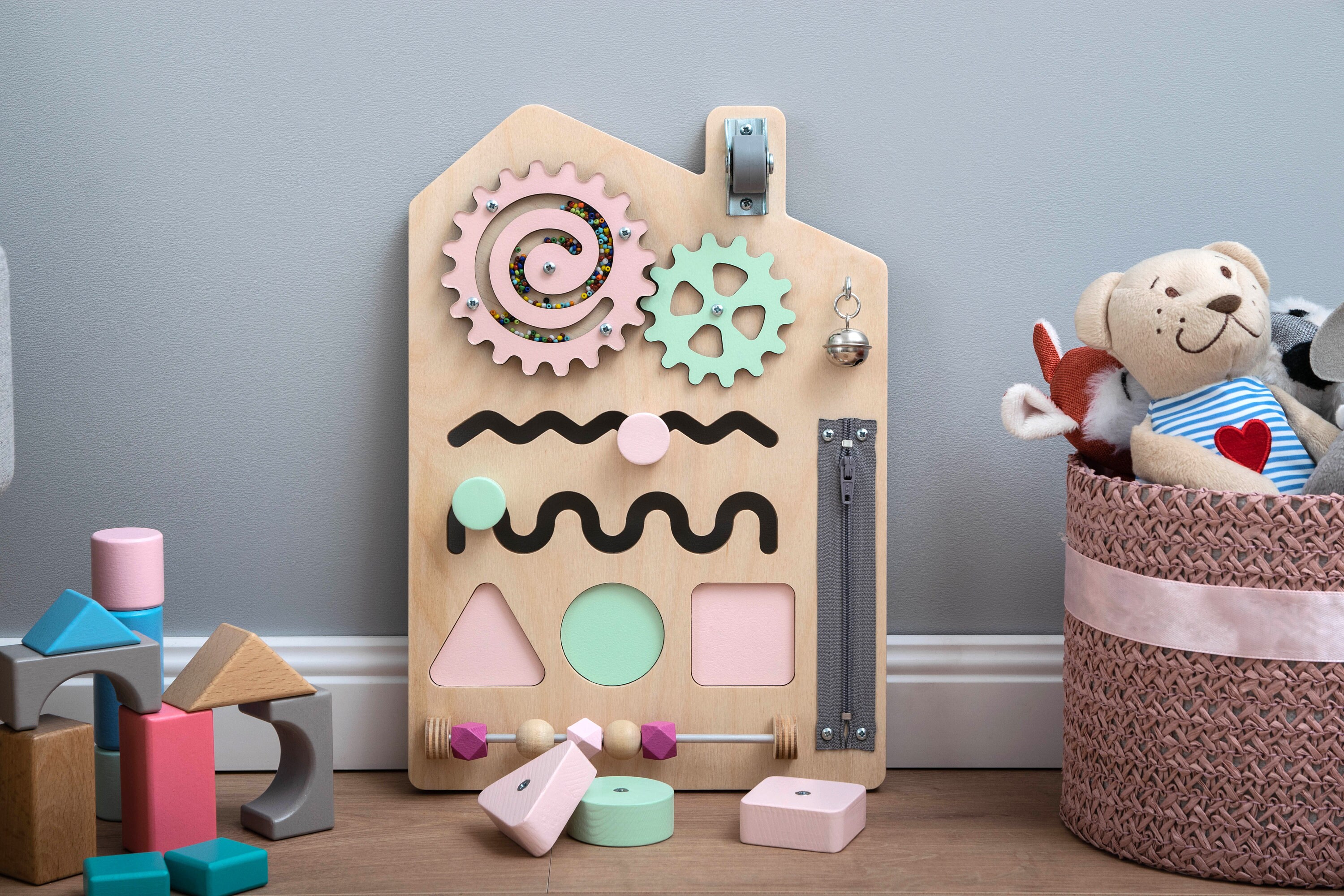 Travel Busy Board for Kids / Fidget Board / Montessori Toy / Busy Board ...