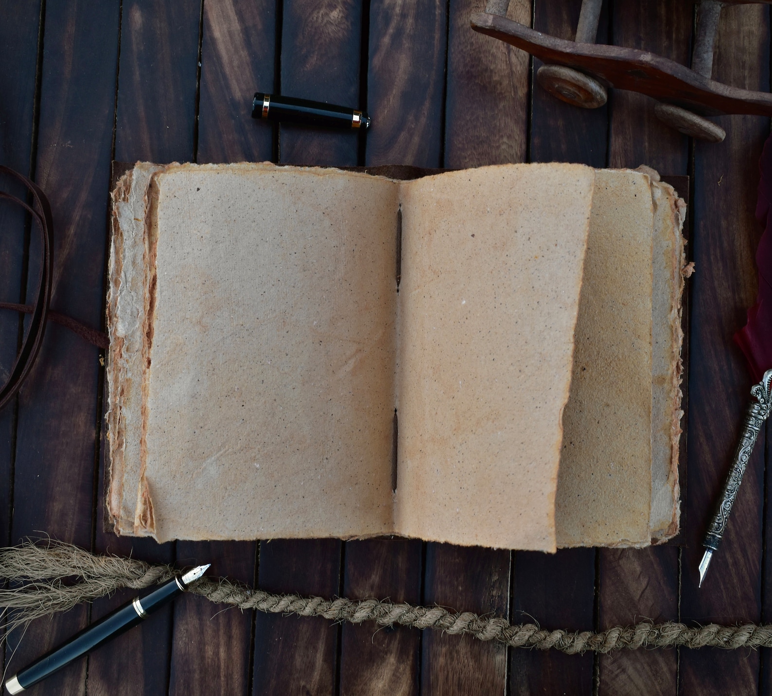 Blank Spell Book of Shadows Leather Journal Goddess Journal - Etsy