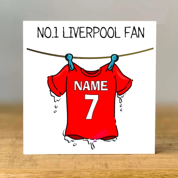 Liverpool 30th Birthday Card - Etsy UK