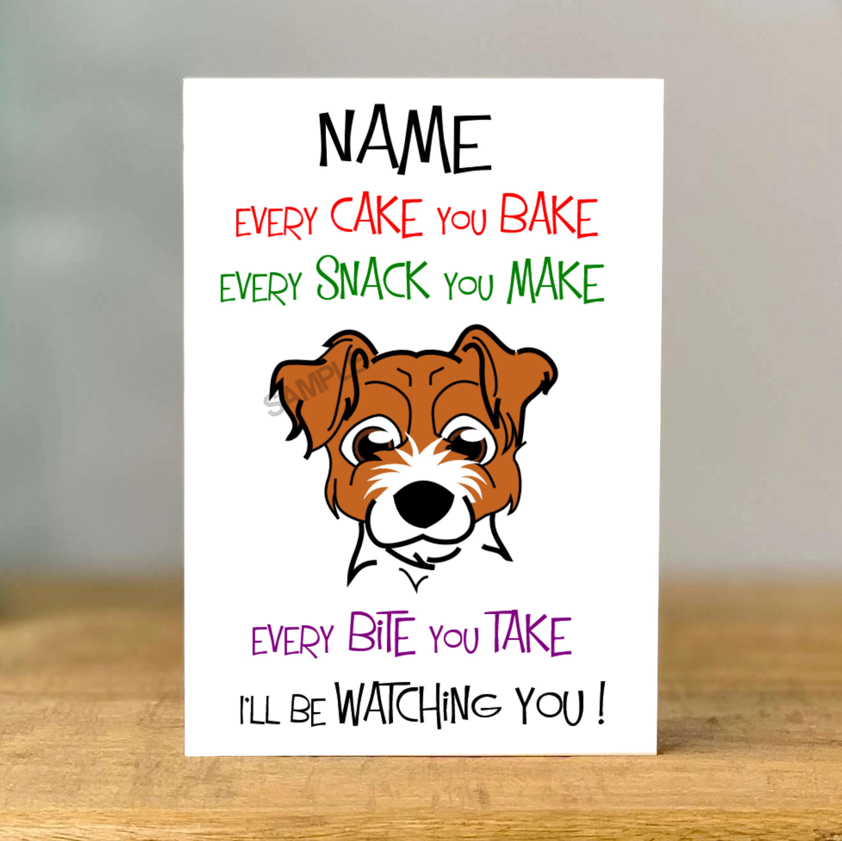 Personalised Dog Lover Greeting Card Dog Sister Best - Etsy UK