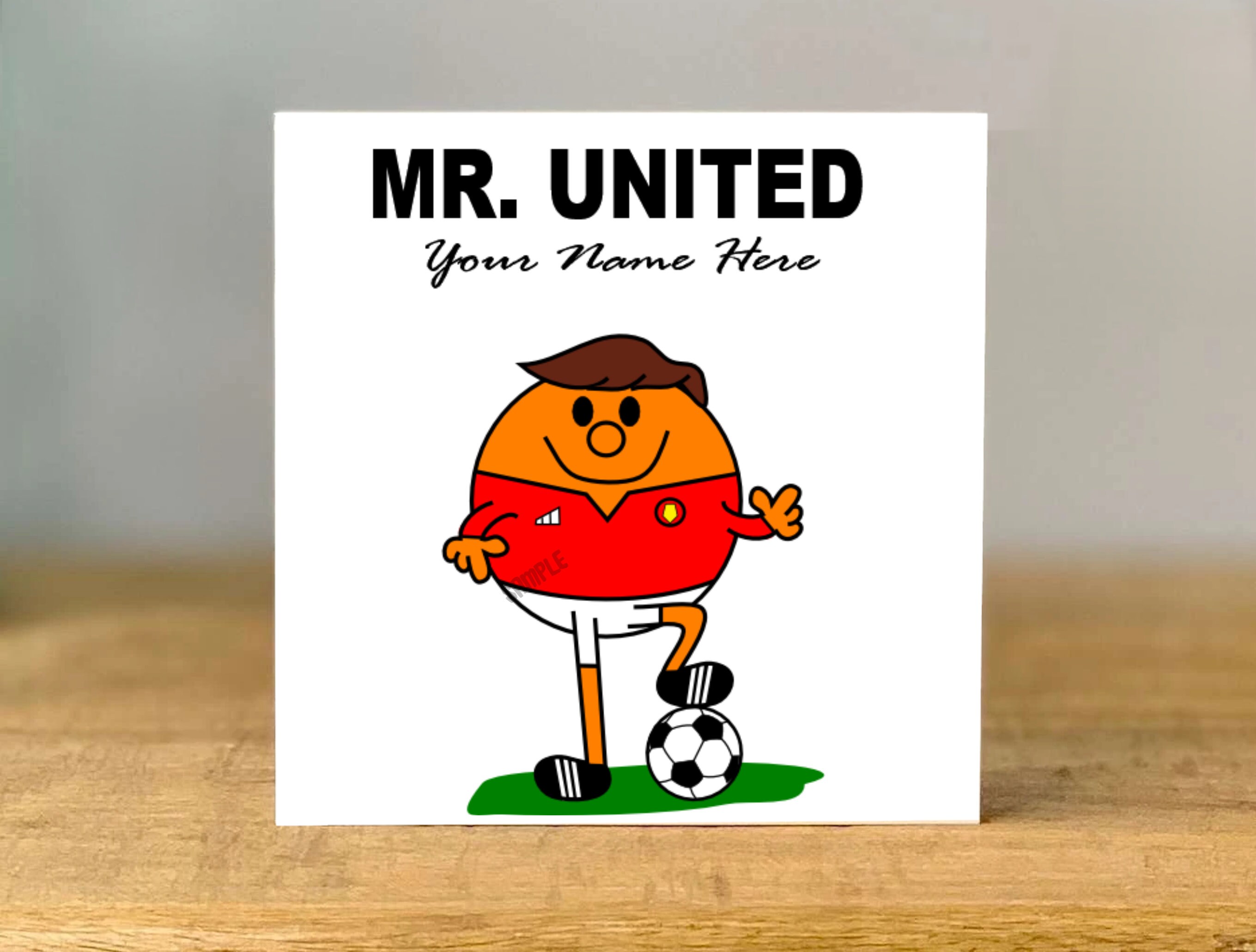 Personalised MR Chelsea Birthday Card Best Friend | Etsy