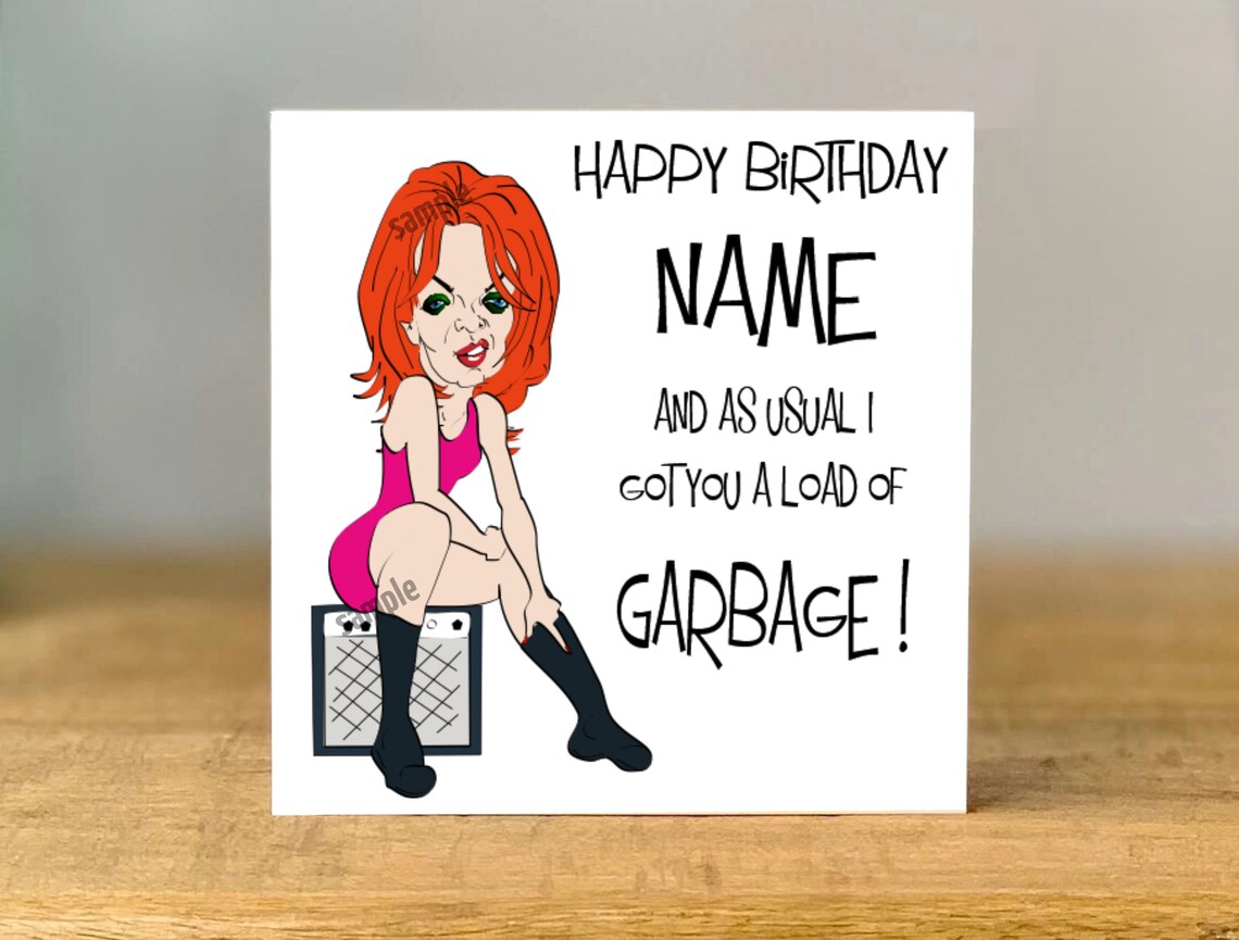 Personalised Inspired 90s Music Greeting Card Shirley - Etsy