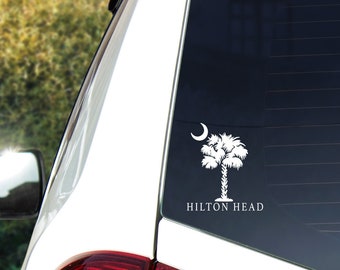 Hilton Head Island Car Decal - Etsy
