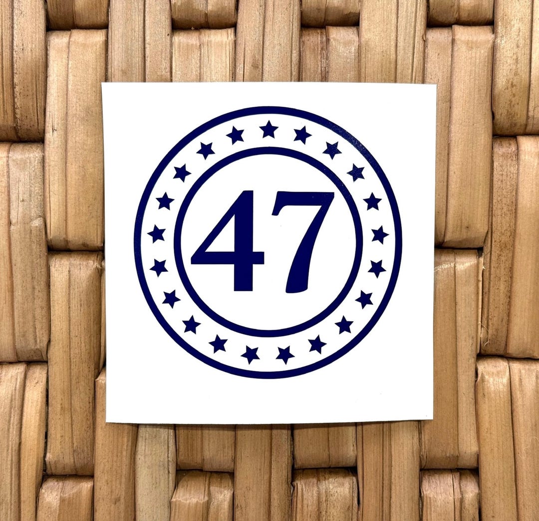 47 Decal, Patriotic Car Decal, Vinyl Car Decal, Fourth of July, Tumbler ...
