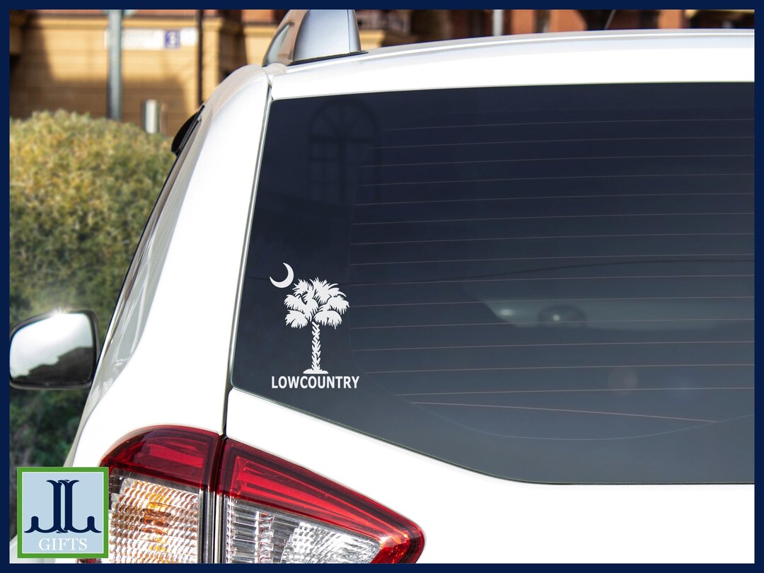 Lowcountry Palmetto Tree Vinyl Decal South Carolina Sticker Hilton Head ...