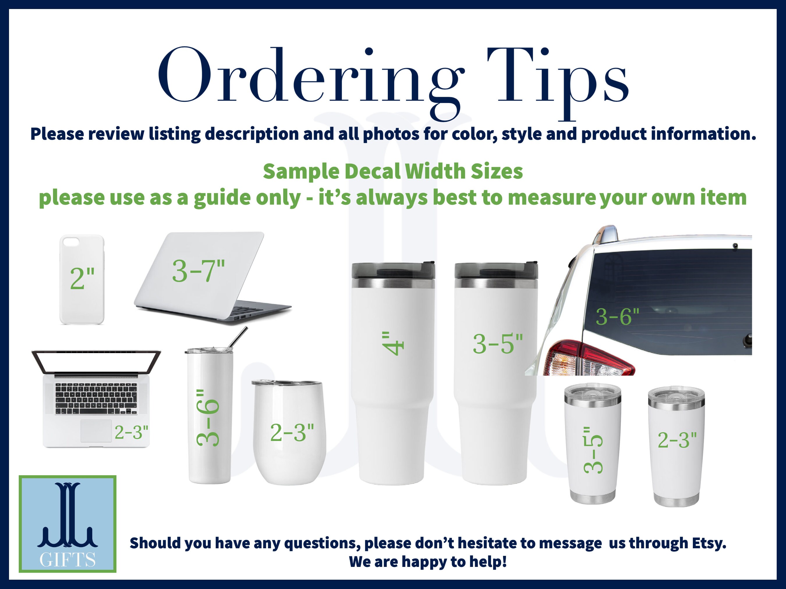 Monogram Luggage Tag, Custom Monogram Decal, Luggage Stickers, Preppy ...