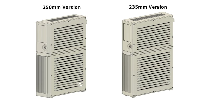 Vectrocase - 7.2L Mini-itx Console Style Computer Case SFF - 250mm GPU ...