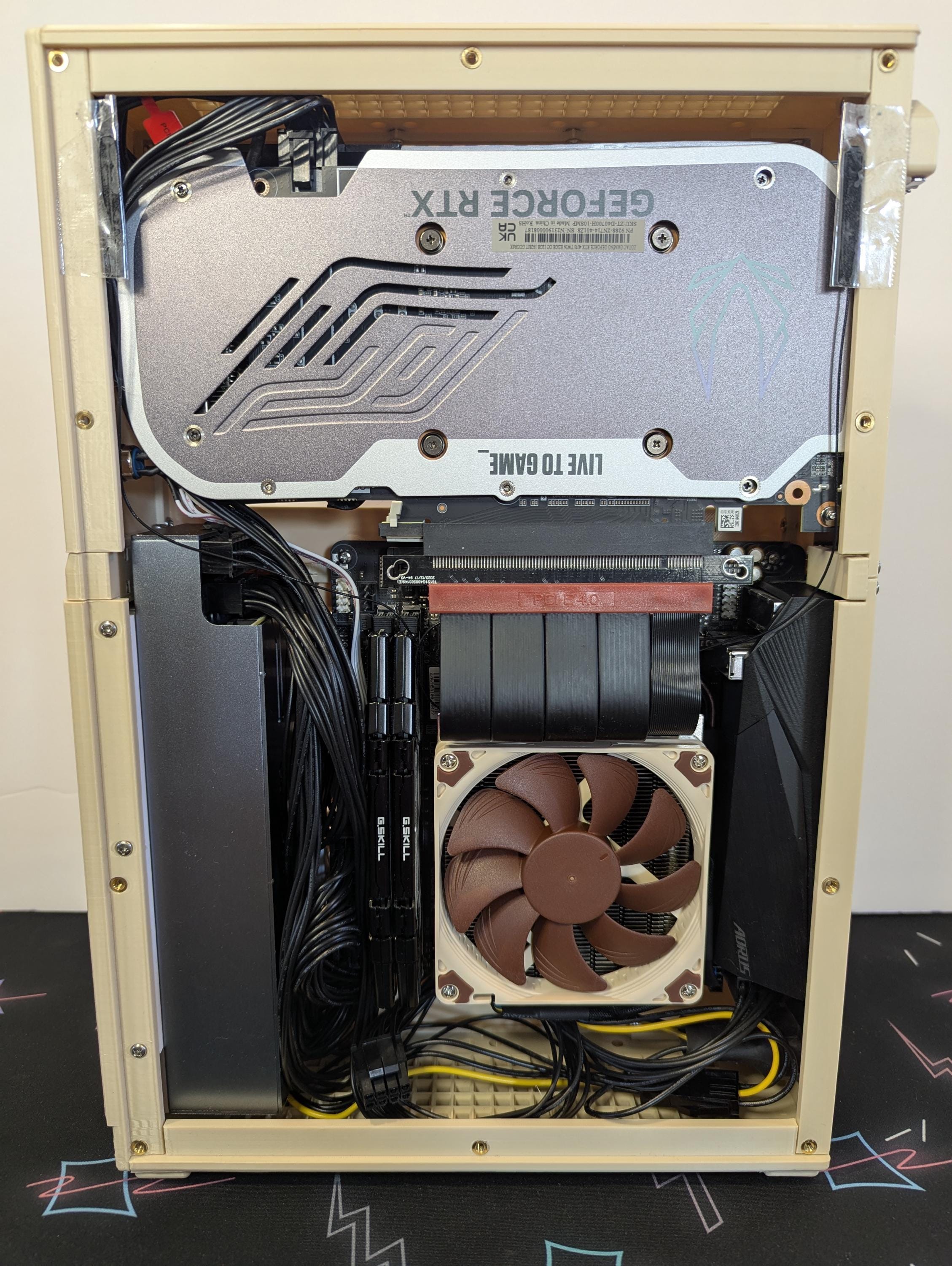 Vectrocase - 6.8L Mini-itx Console Style Computer Case SFF - 235mm GPU ...