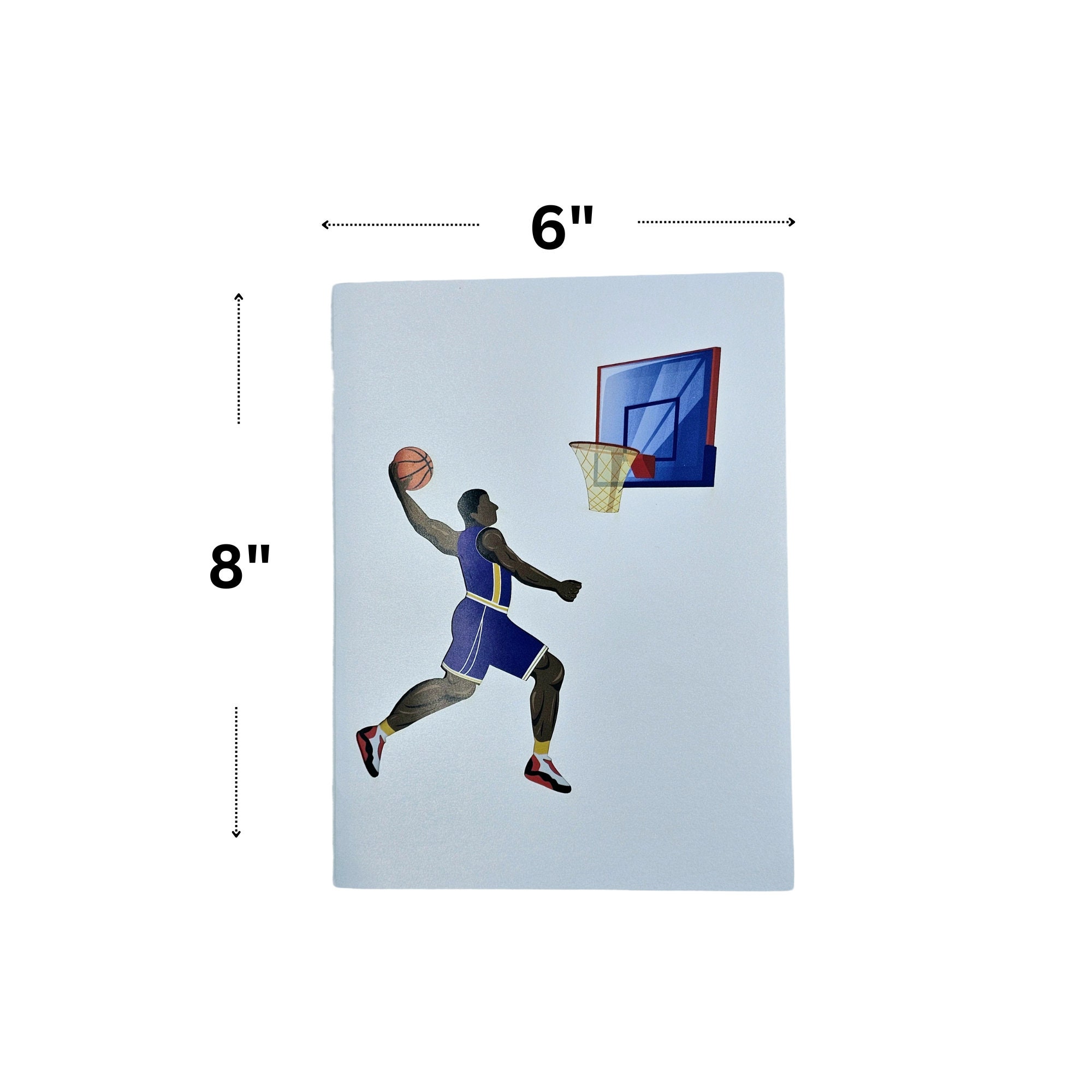 Basketball 3D Pop up Card Perfect Greeting for Hoops Fans and Special ...