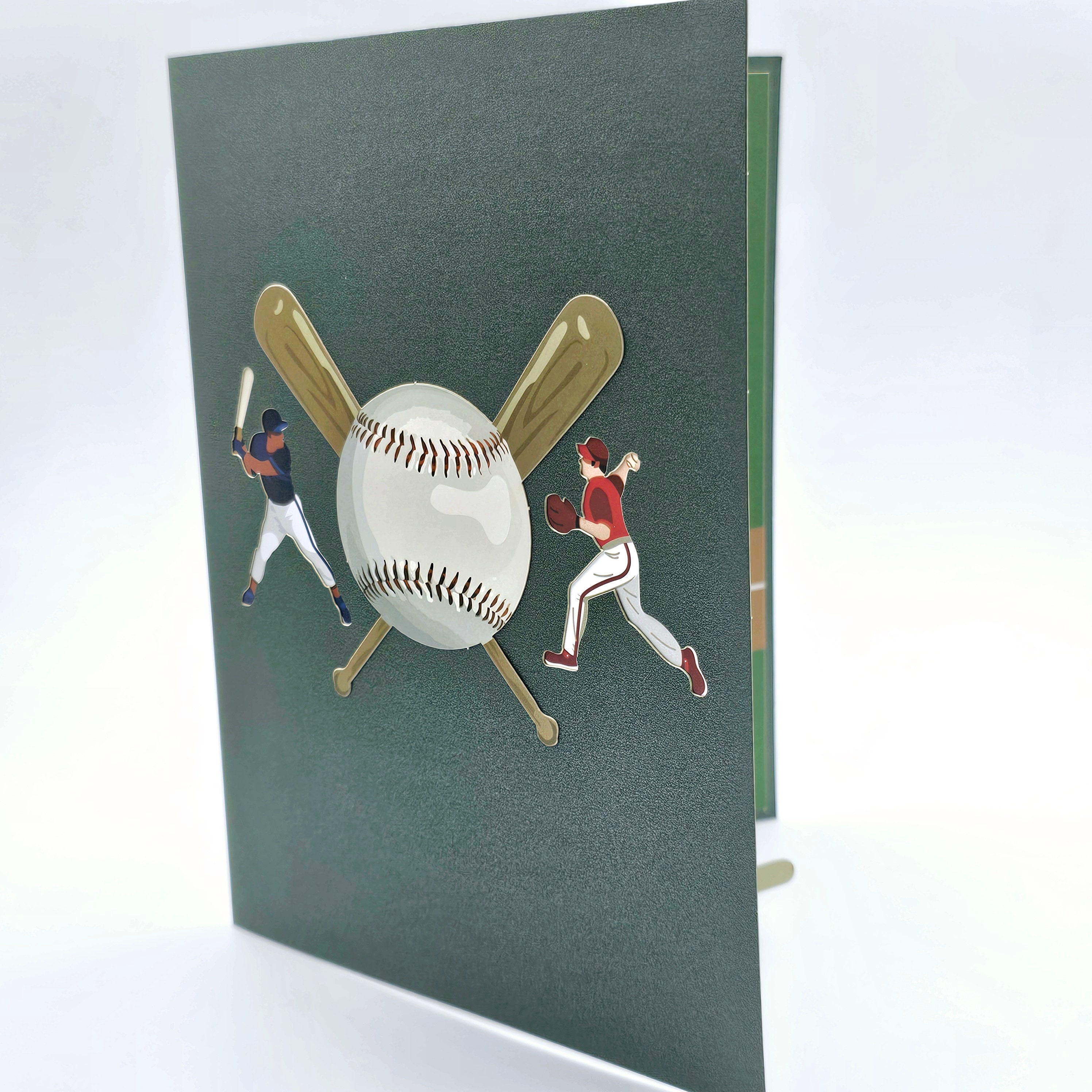 Baseball 3D Pop up Card - Perfect Greeting for Sports Enthusiasts and ...