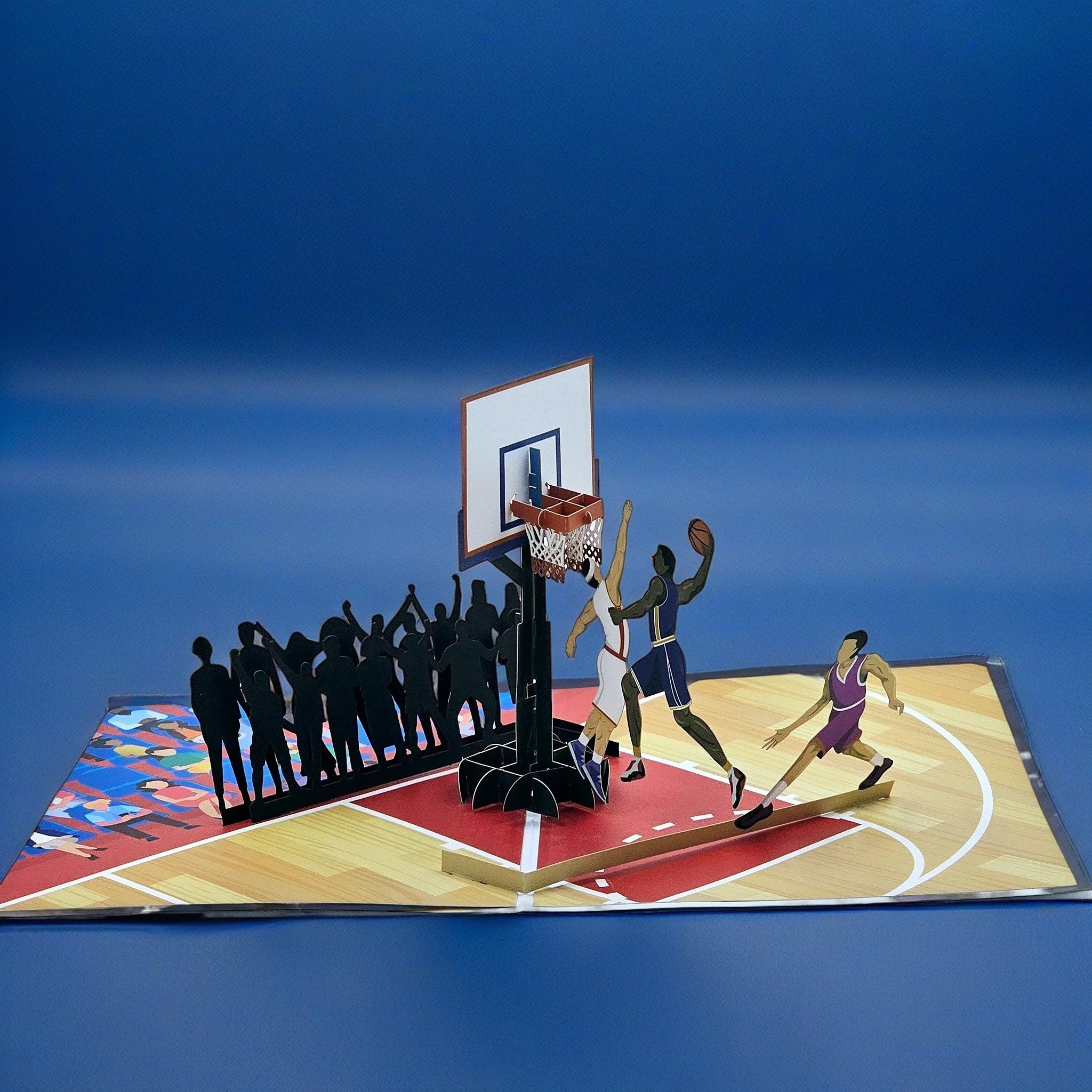 Basketball 3D Pop up Card - Perfect Greeting for Hoops Fans and Special ...