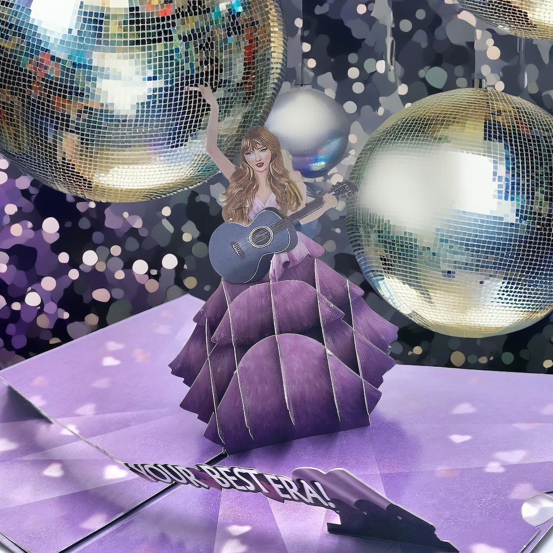 Birthday 3D Pop up Card - Perfect Greeting for Pop Star Fans and ...
