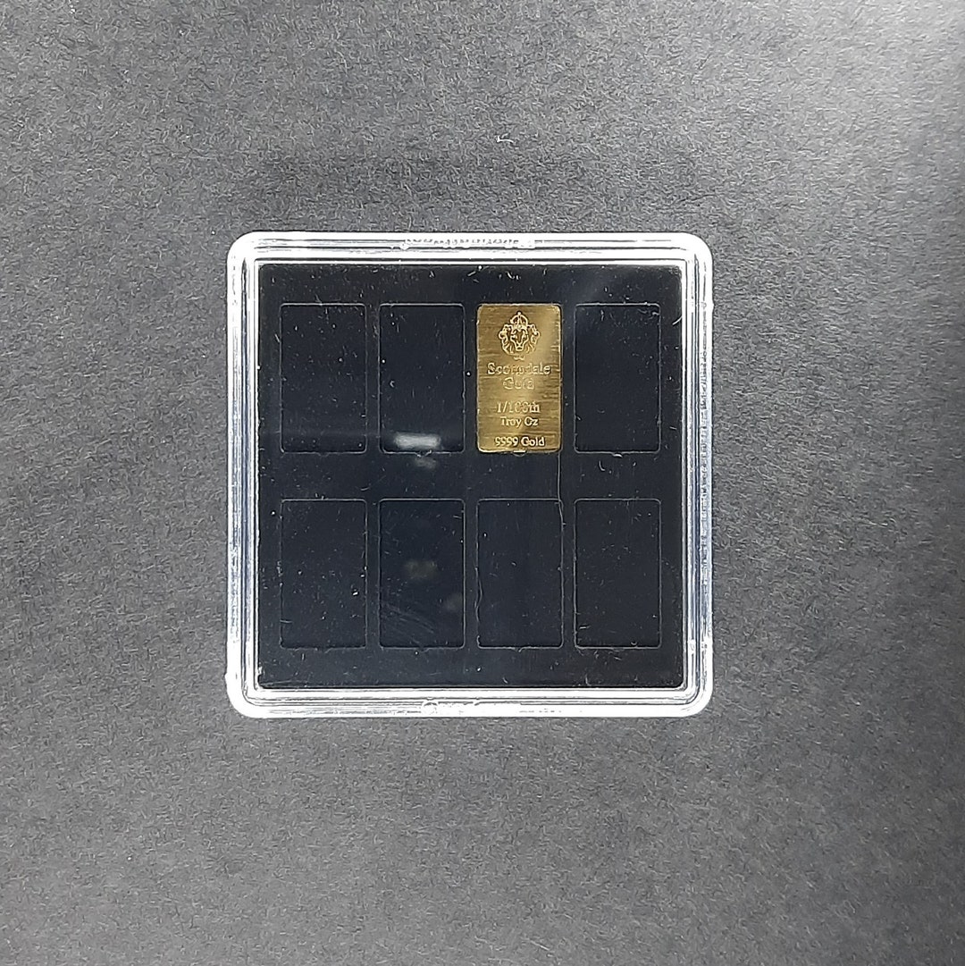 Quadrum Bullion Holder Scottsdale 1/100oz Gold Eight Slot Holder no Bars Included - Etsy