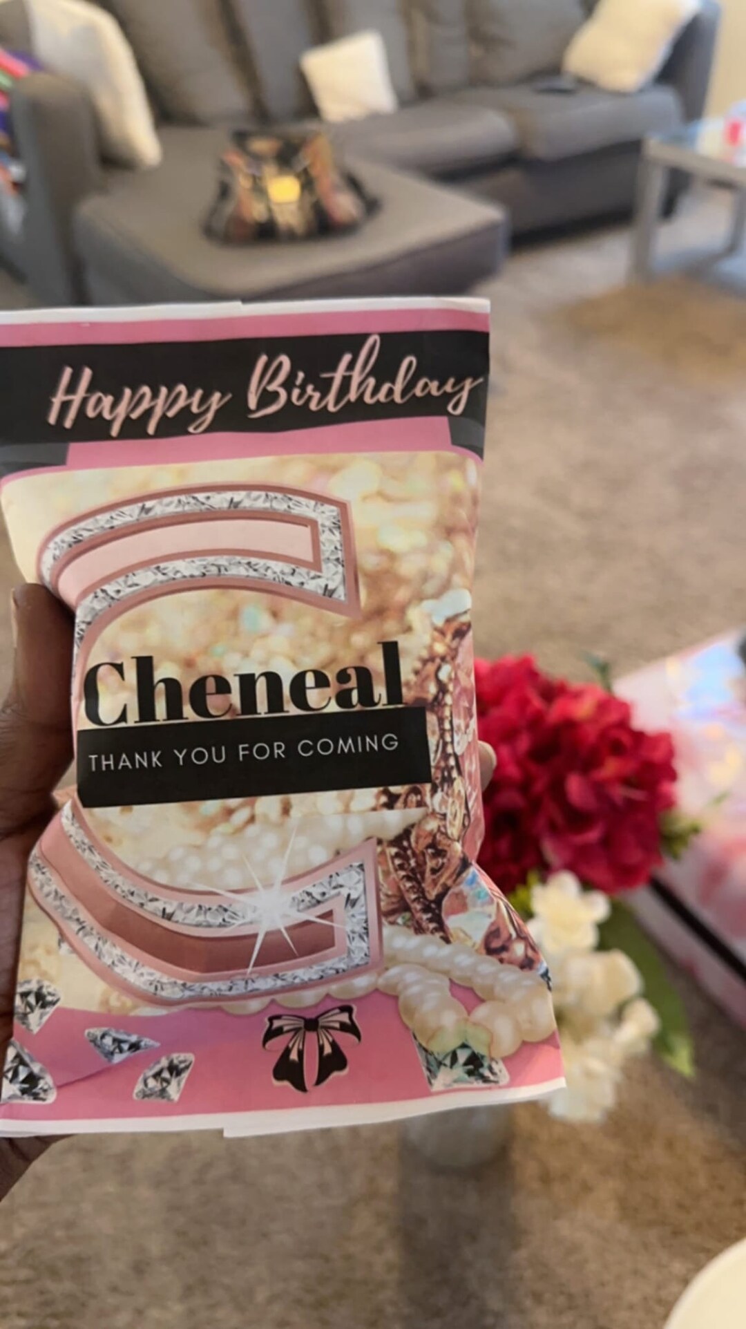 Custom Birthday Chip Bags Pre-filled Chip Bags, Birthday Chips ...