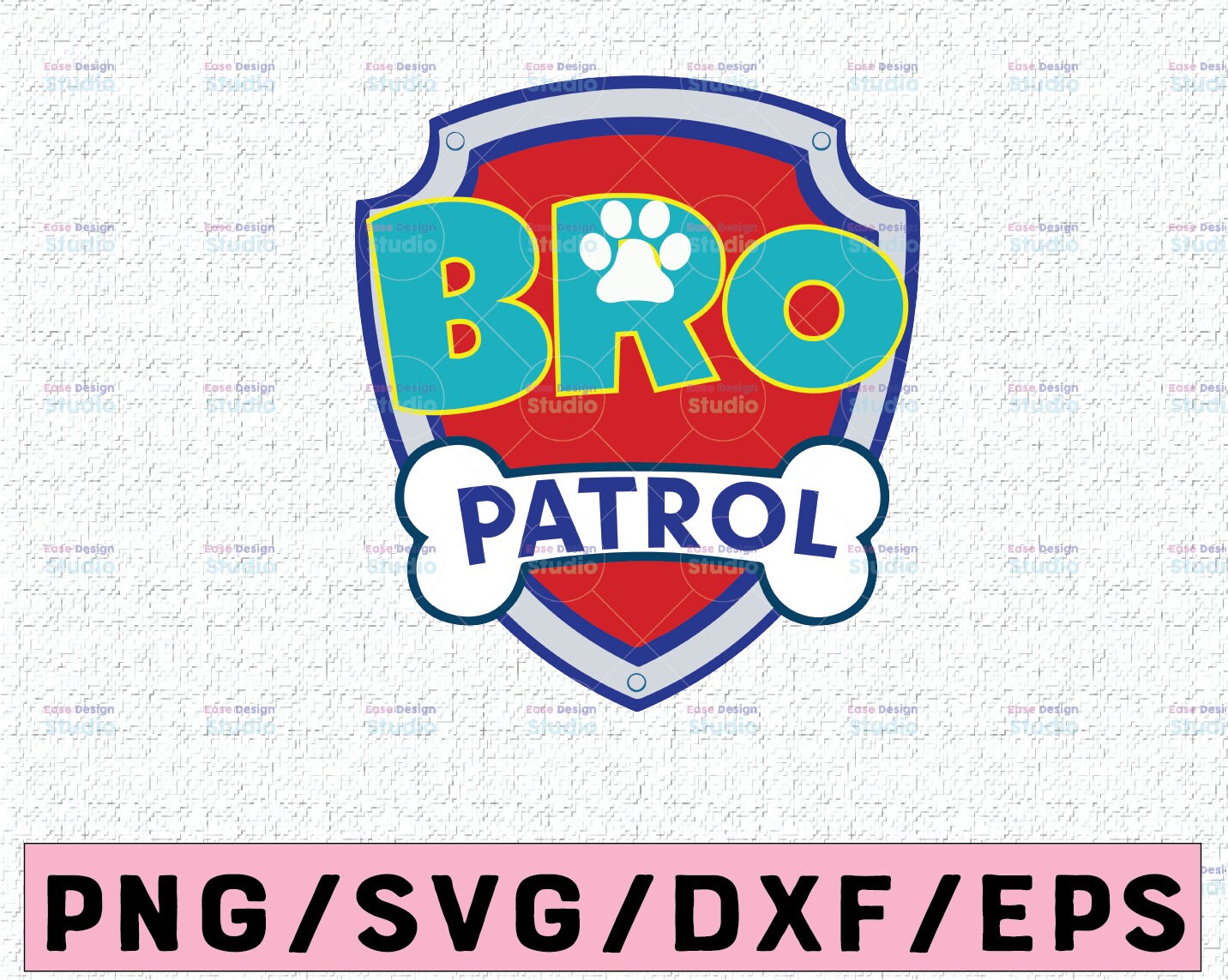 Bro Patrol logo Bro patrol clipart Bro Patrol cut file Bro | Etsy