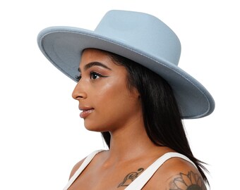 Light Blue Fedora | Etsy