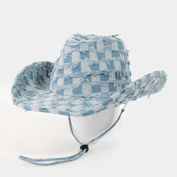Denim Cowboy Hat - Etsy