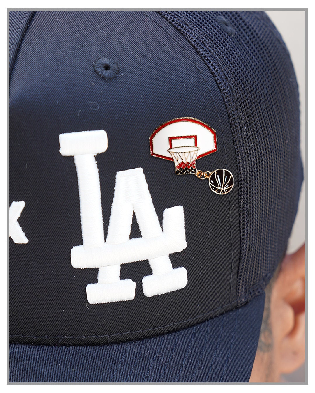 Basketball Ring Enamel Pin - Etsy