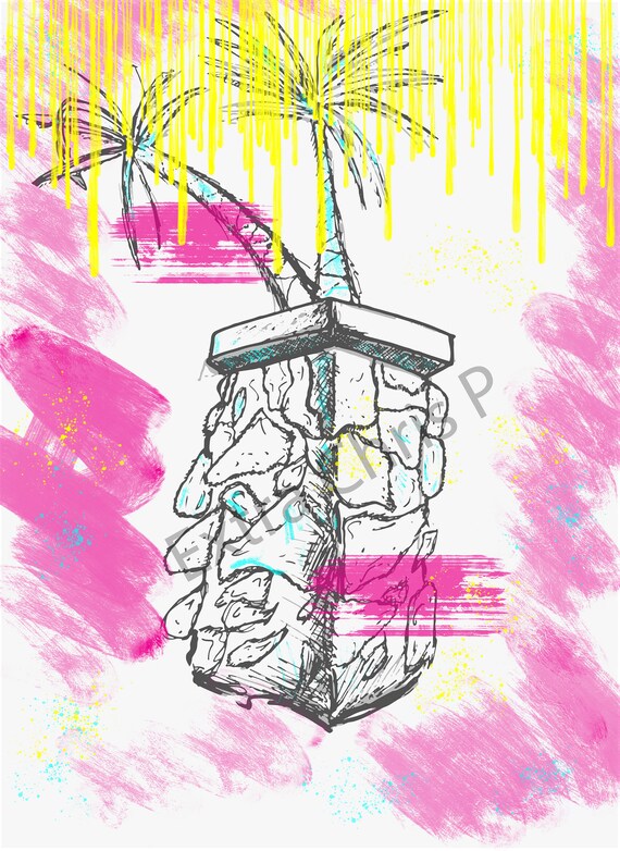 Graffiti Palms | Etsy