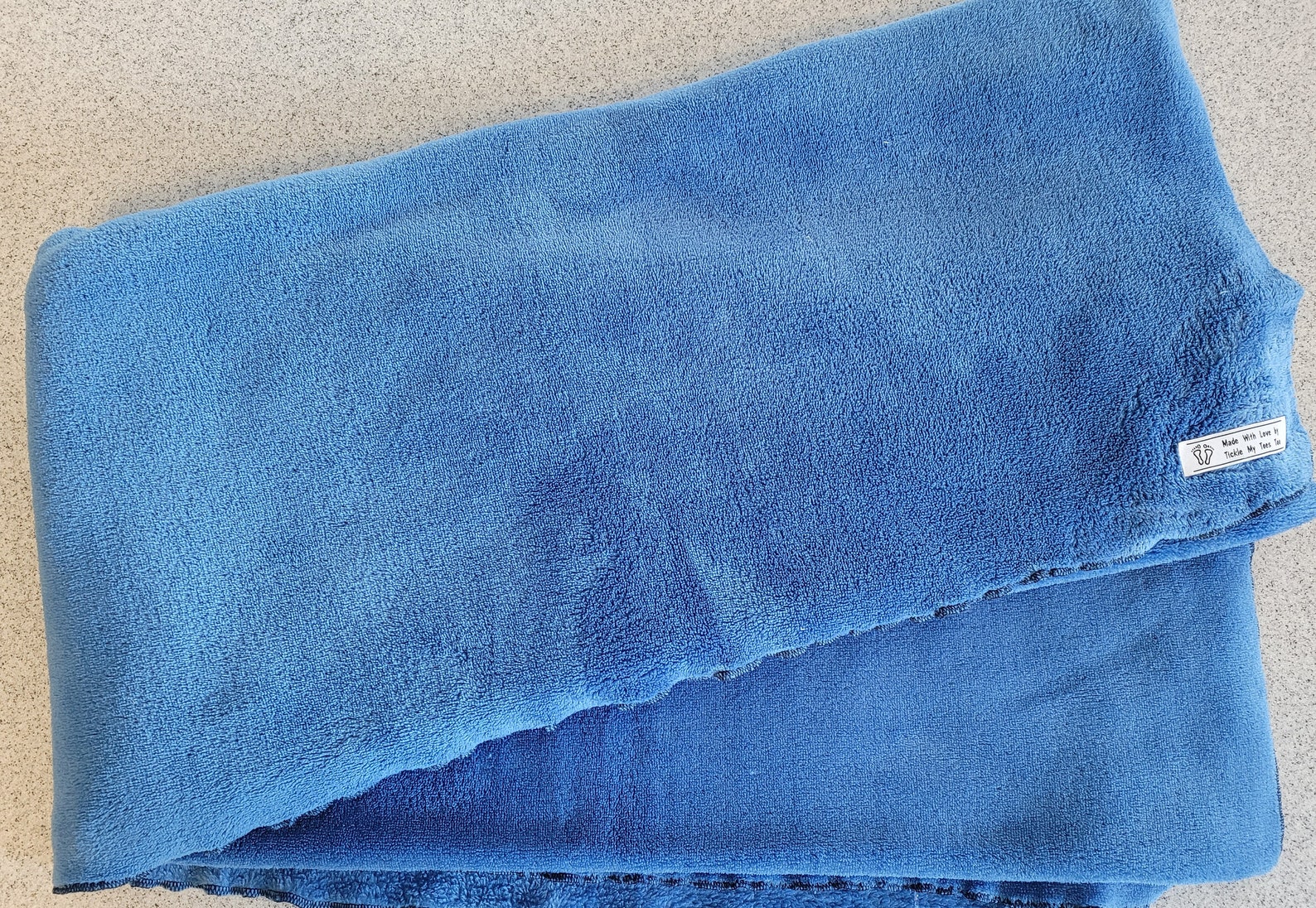 Dark Blue Super Soft Fluffy Fleece Blanket - Etsy