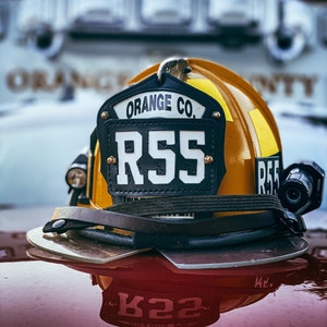 Firefighter XL Helmet ID Tag - Etsy