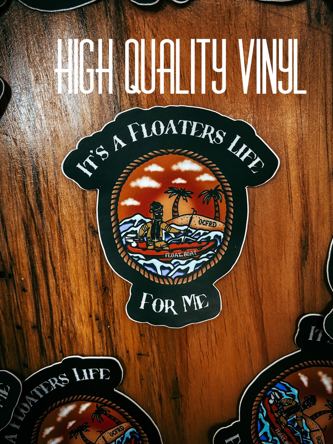 Float Boat Decal - Etsy