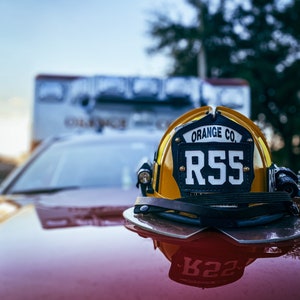 Firefighter XL Helmet ID Tag - Etsy