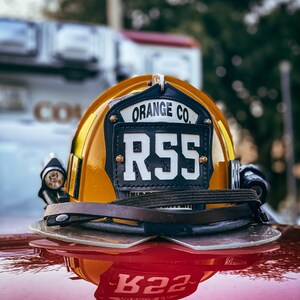 Firefighter XL Helmet ID Tag - Etsy