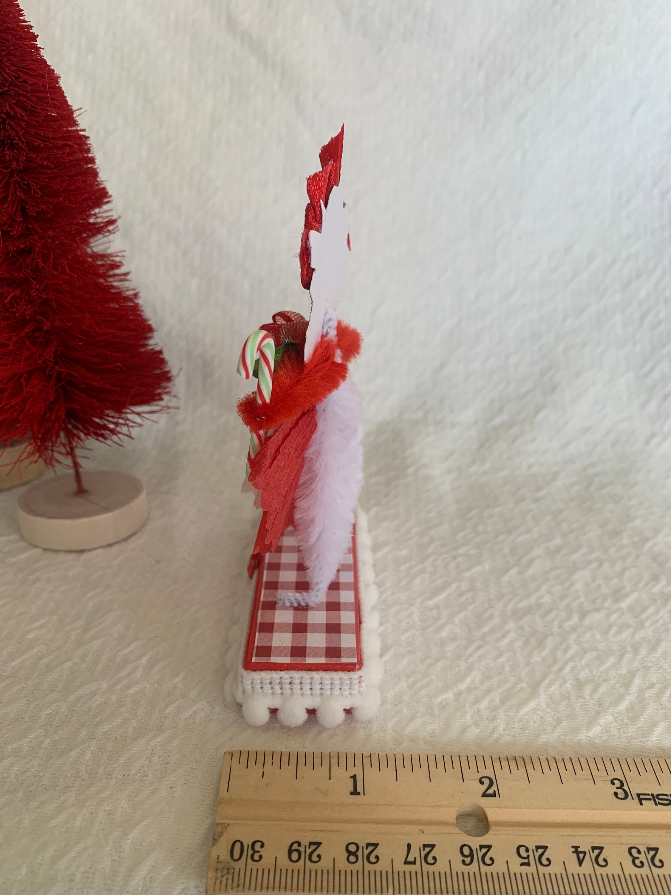 Vintage Inspired Bump Chenille Paper Doll Pippy the Christmas Pup - Etsy