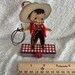 Vintage Inspired Bump Chenille Paper Doll Cowboy Craig - Etsy