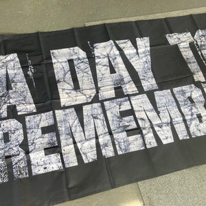 A Day to Remember Flag 3x5 Band Vinyl Shirt Tour Poster Music Festival ...