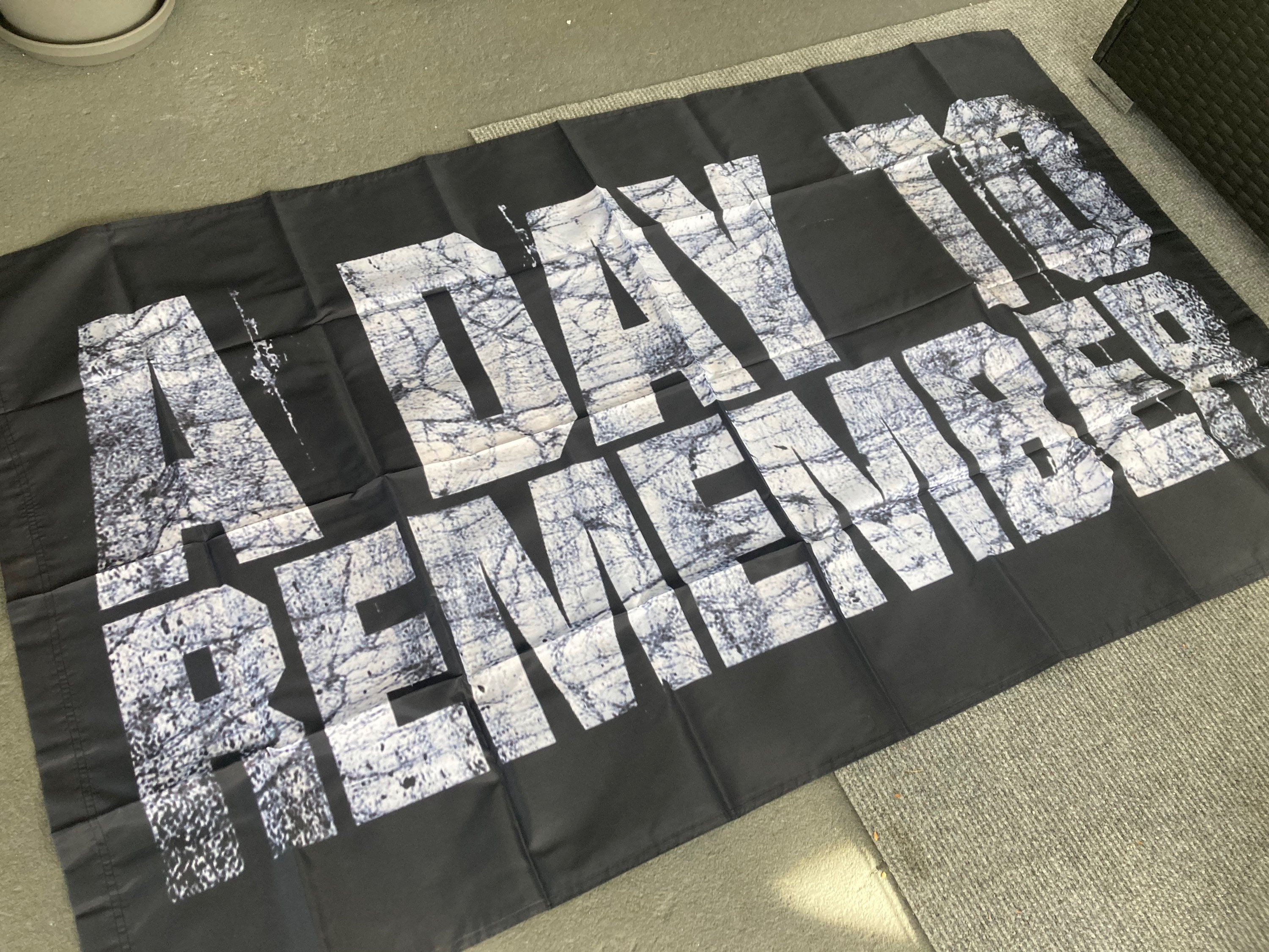 A Day to Remember Flag 3x5 Band Vinyl Shirt Tour Poster Music Festival ...