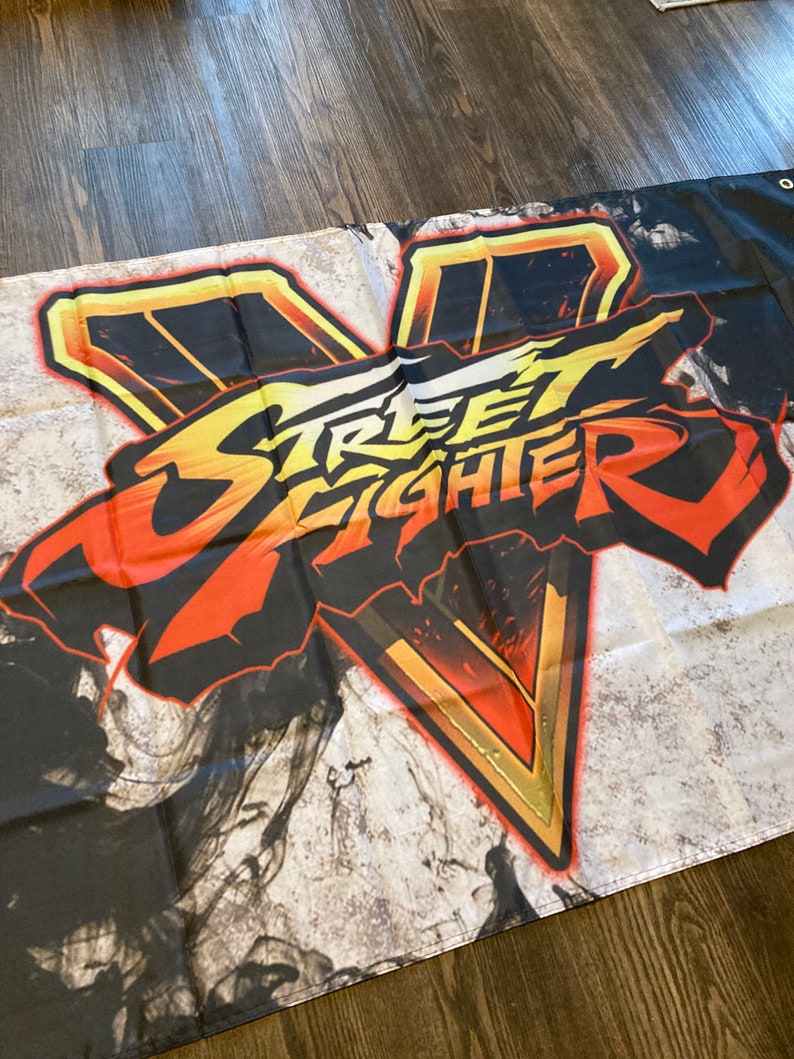 Street Fighter 3x5 Foot Flag Banner Video Game Display Old - Etsy