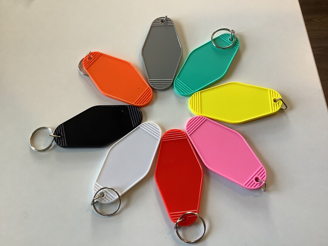 Vintage Hotel Keychains Blanks Old School Keytags for Motel Custom ...