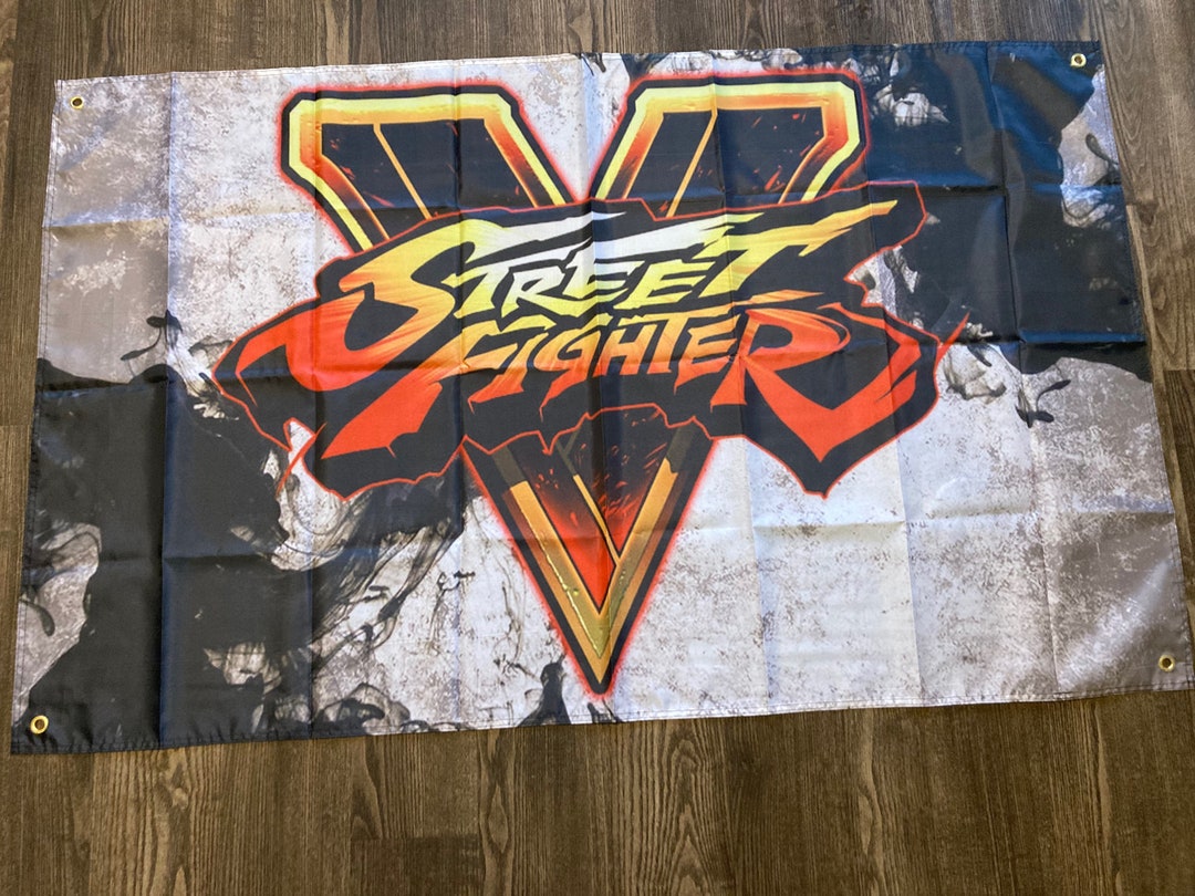 Street Fighter 3x5 Foot Flag Banner Video Game Display Old - Etsy