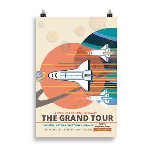 NASA Grand Tour Poster in New Colors - Etsy