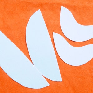 Toe Puff Shoe Stiffeners, Shoe Making Supplies Shoemaking Kit Cobbler ...