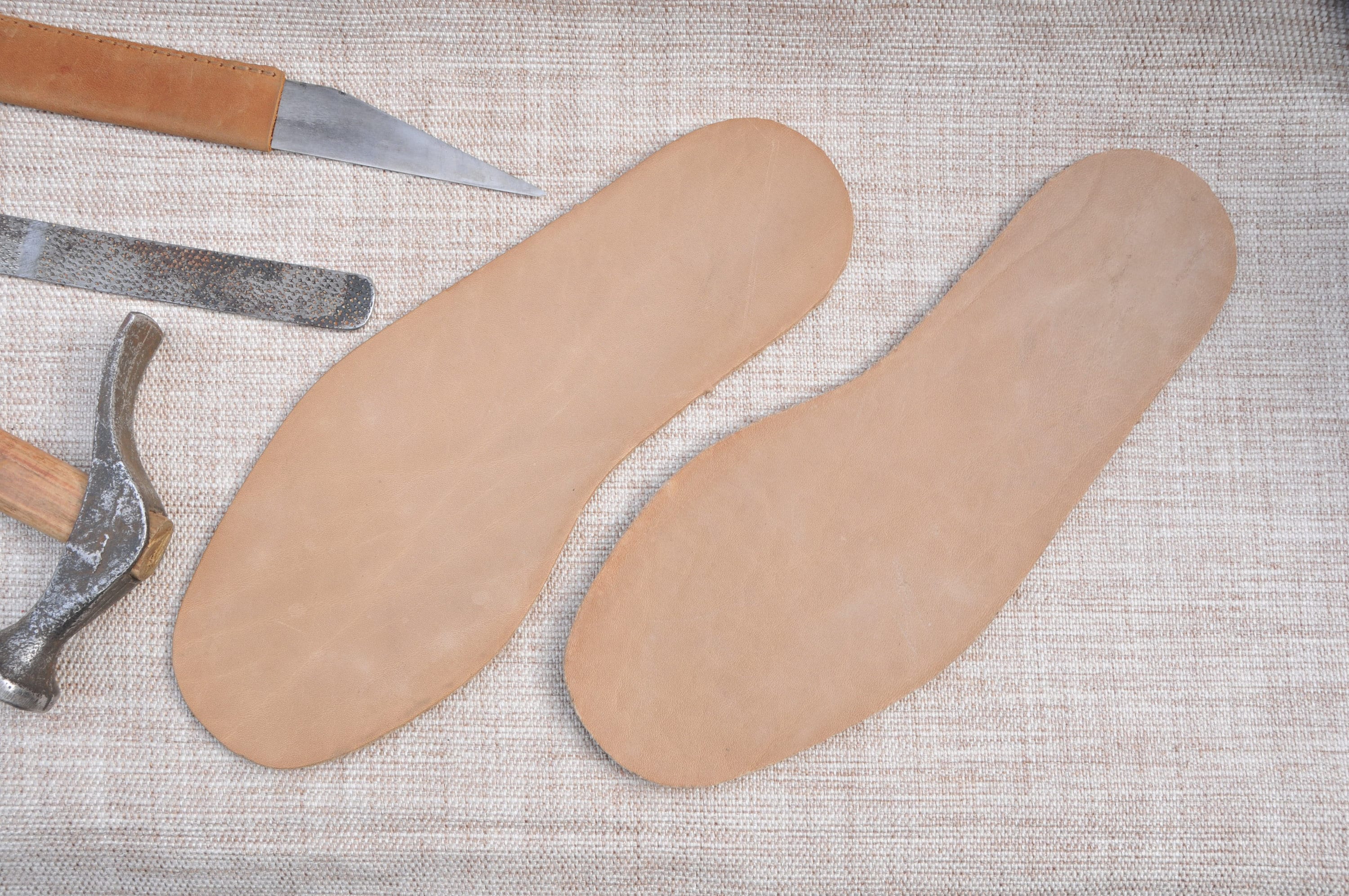 One Pair Insoles, Cowhide Insole, Thickness 0.16, Man and Woman Insoles ...