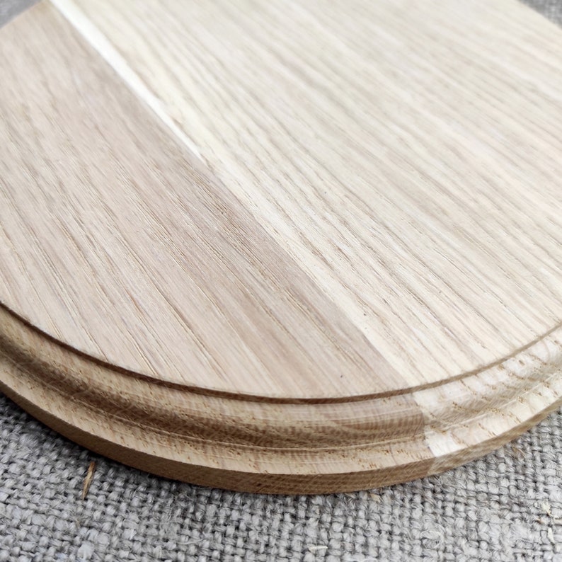 Wood Oak Circle Disc Made According to the Customer's Dimensions - Etsy