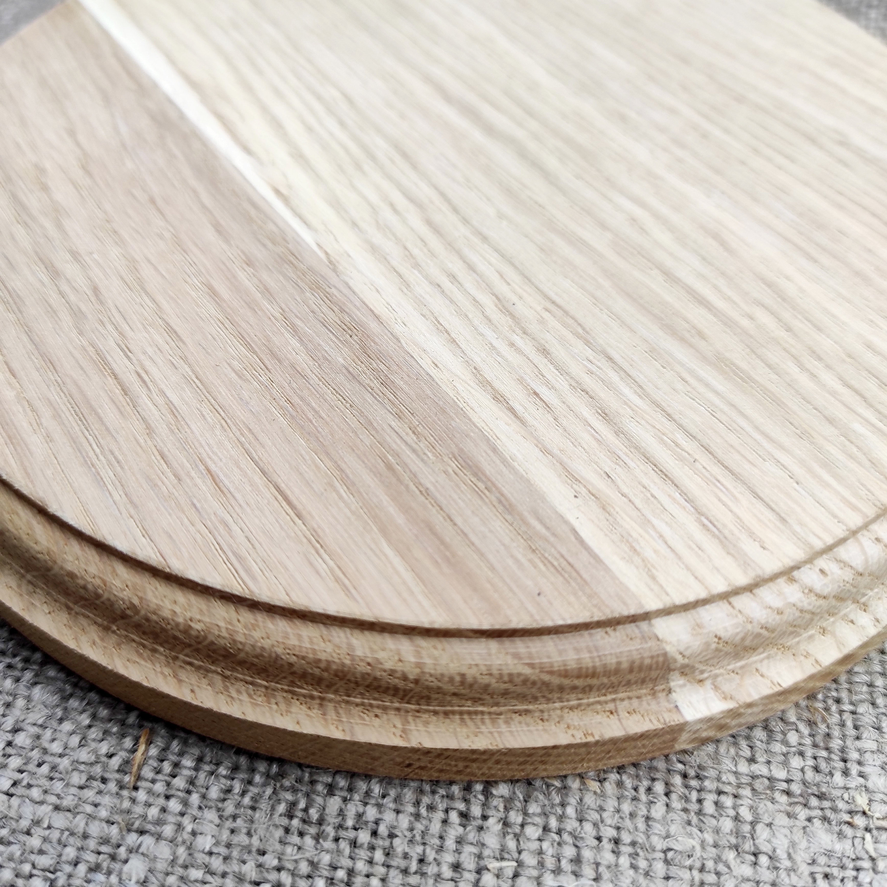 Wood Oak Circle Disc Made According to the Customer's - Etsy