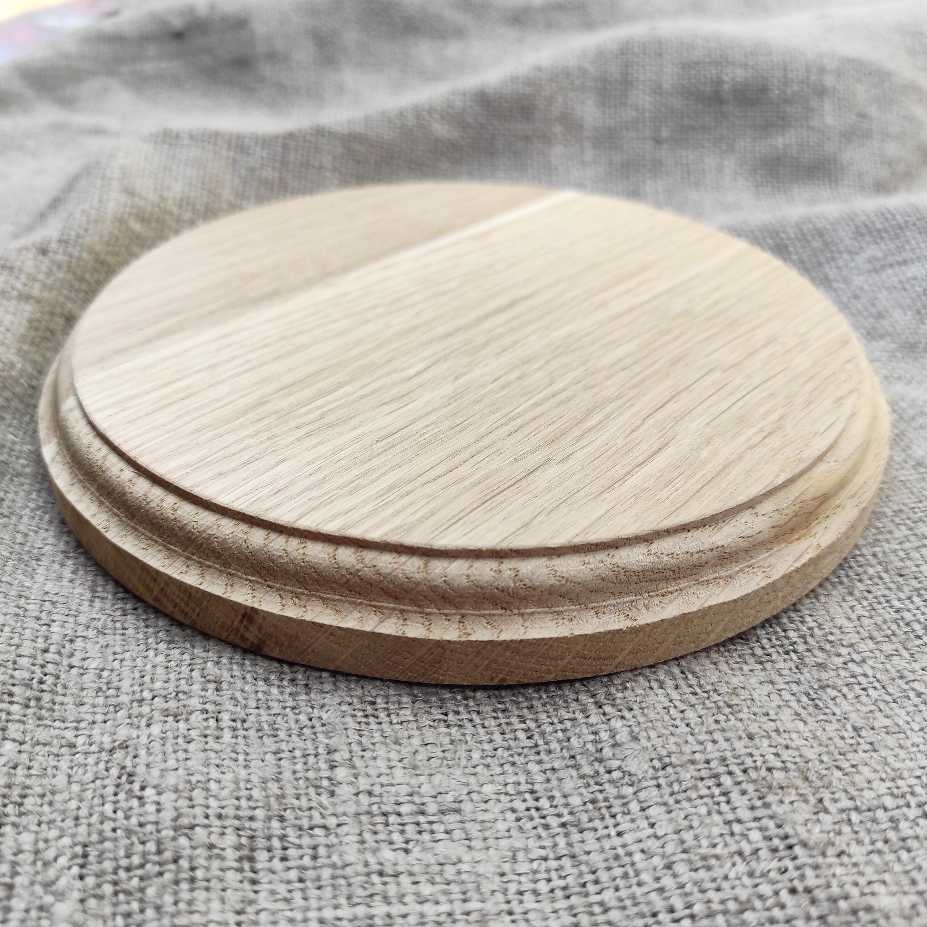 Wood Oak Circle Disc Made According to the Customer's - Etsy