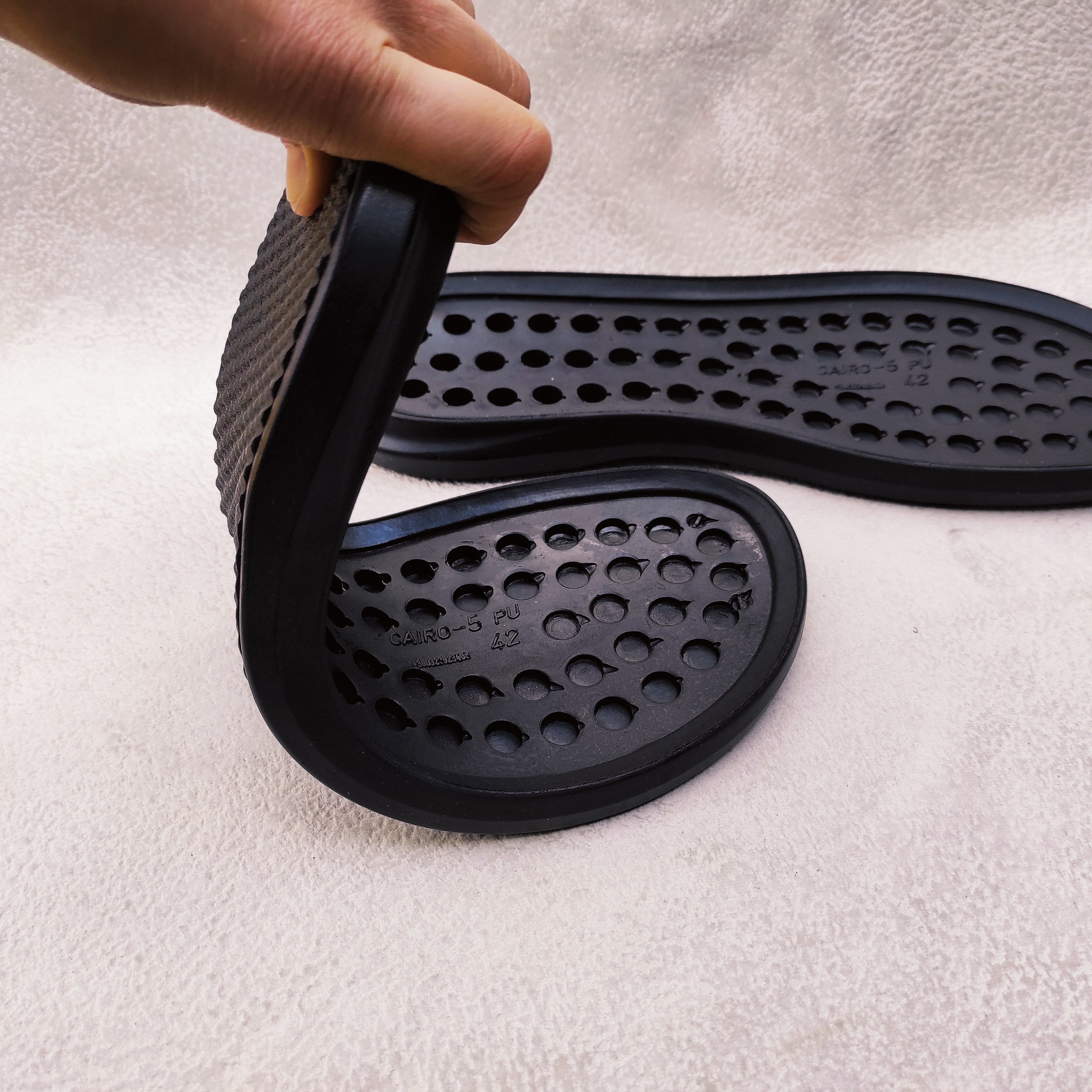 Sole for Shoes Polyurethane Soles for Shoes Outsole Black Shoe Soles ...