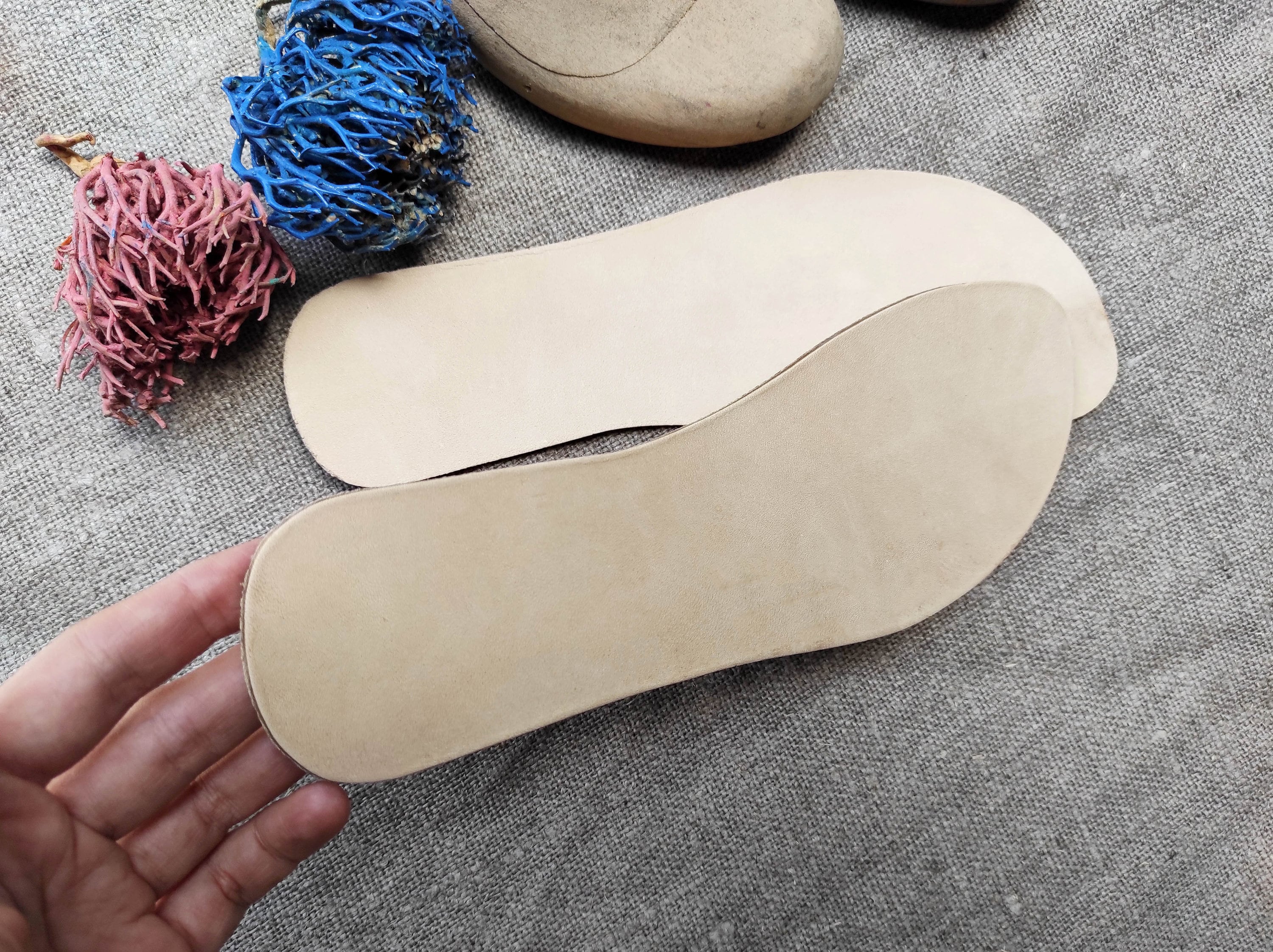 One Pair Insoles, Cowhide Insole, Thickness 0.11'', Man and Woman ...