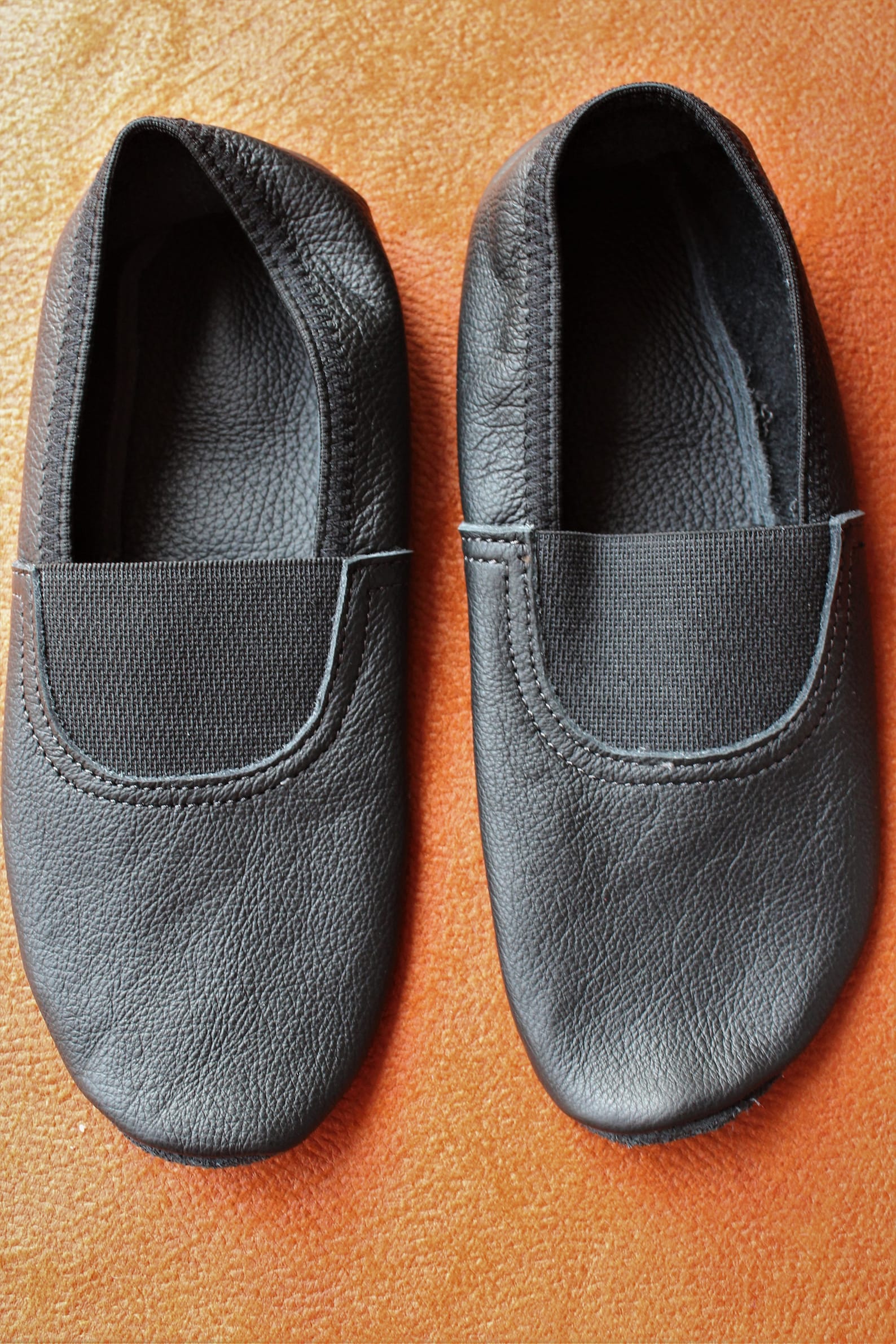 Black Dancing Ballet Shoes Leather Soft Sole Shoes 36-45 - Etsy