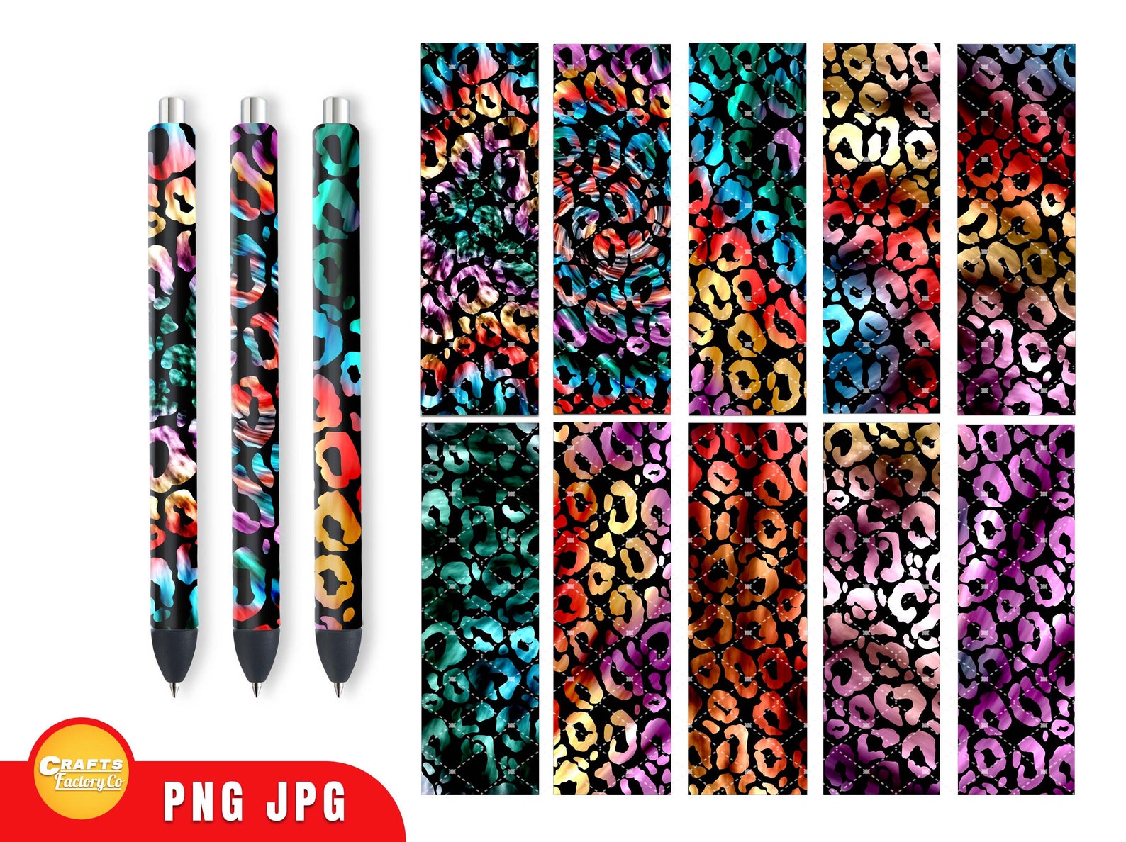 Leopard Tie Dye Pen Wraps Bundle Epoxy Pen Wrap Pen Wrap - Etsy